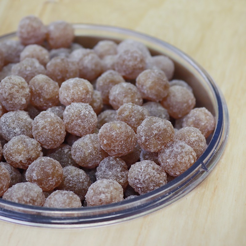 Caramelle dure al gusto propoli.