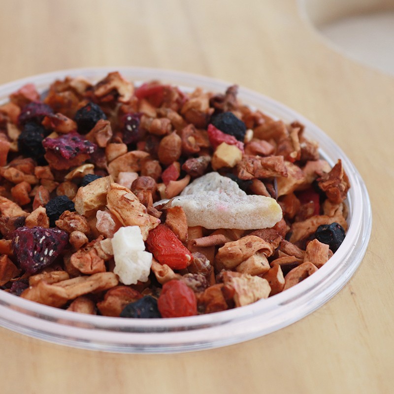 Miscela per tisana “mangia e bevi” all’olivello spinoso e pitaya.