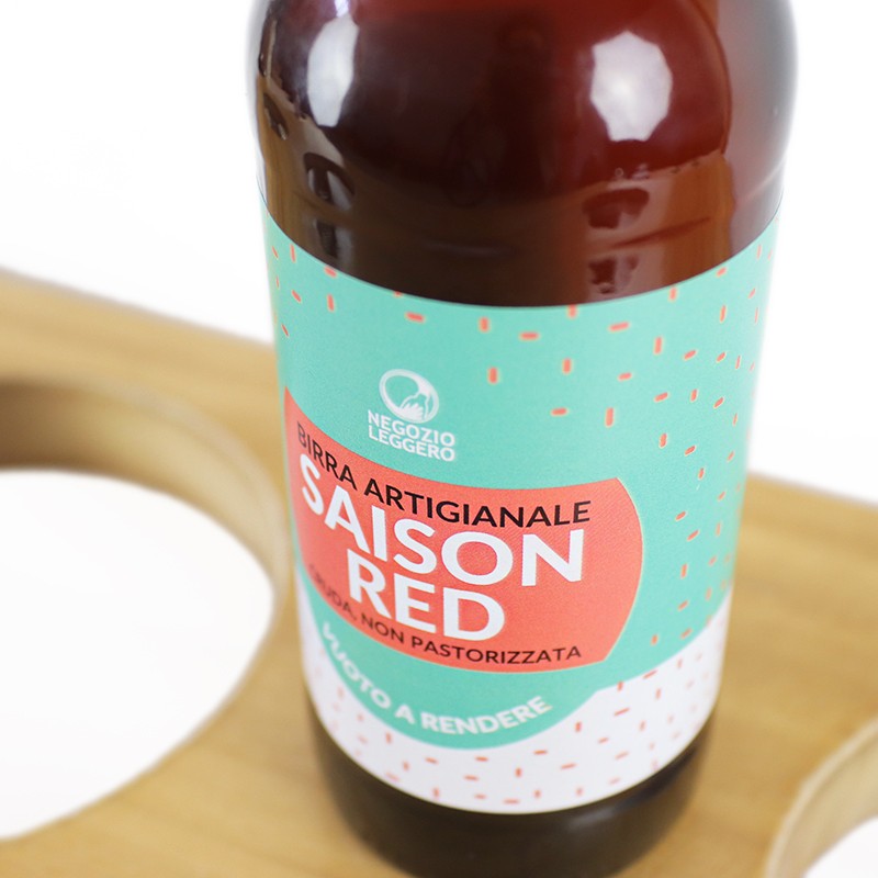 Bière artisanale rouge saison bouteille consignée