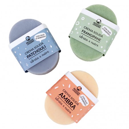 Crema solida ambra idratante e nutriente