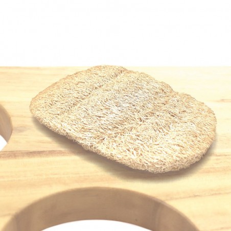 Spugna naturale in loofah pressata